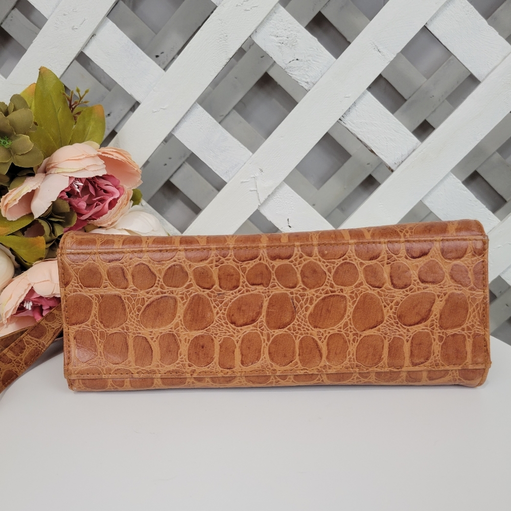 Vintage Colin Stuart Leather Alligator Print Crossbod… - Gem